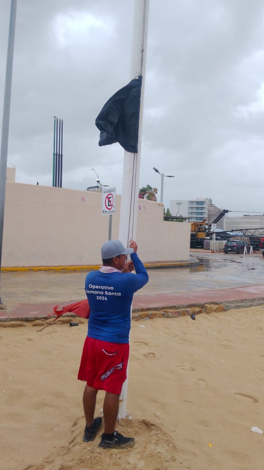 Bandera negra en playas de Los Cabos ante presencia del huracán ...